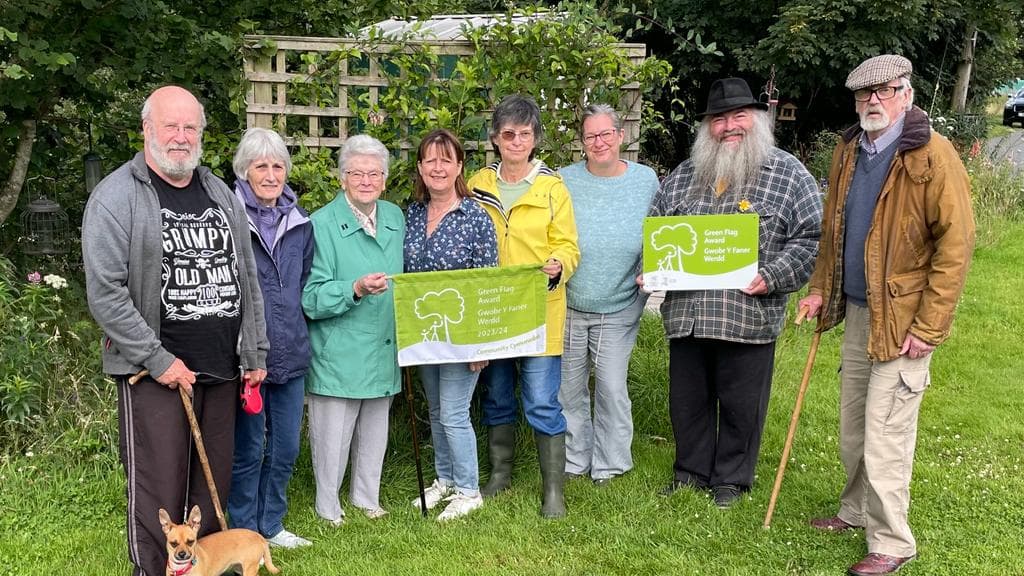 Green Flag flying high at Silian Village green | cambrian-news.co.uk
